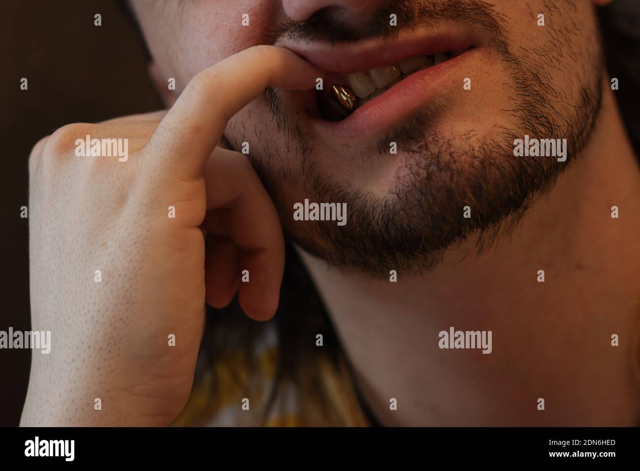 Gold tooth hi-res stock photography and images - Alamy