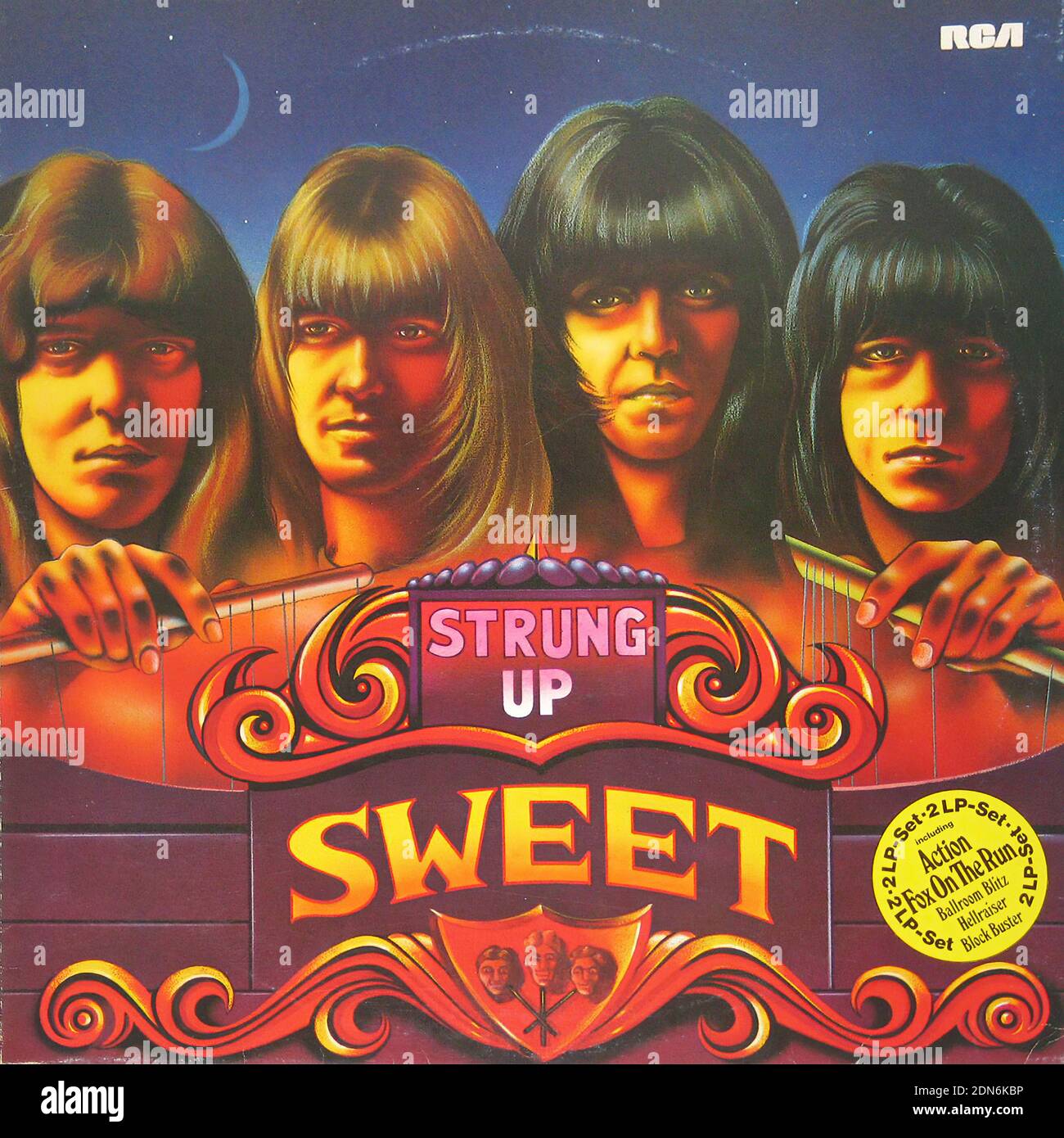 Sweet Strung Up 2LP - Vintage Vinyl Record Cover Stock Photo - Alamy