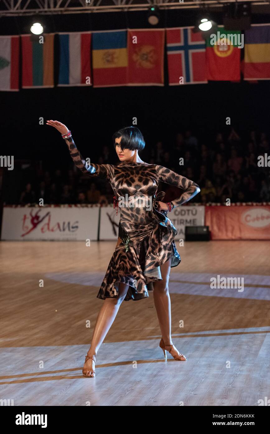 Ankara, Turkey - November 03, 2018. METU Open, a World Dance Sport ...