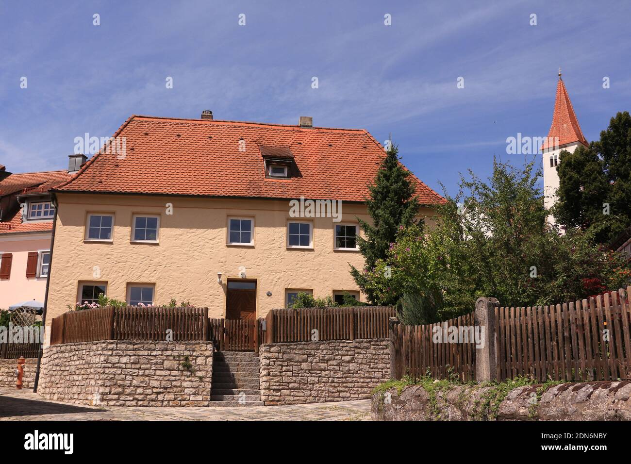 Impressionen aus der Historischen Altstadt von Greding in Bayern Stock ...