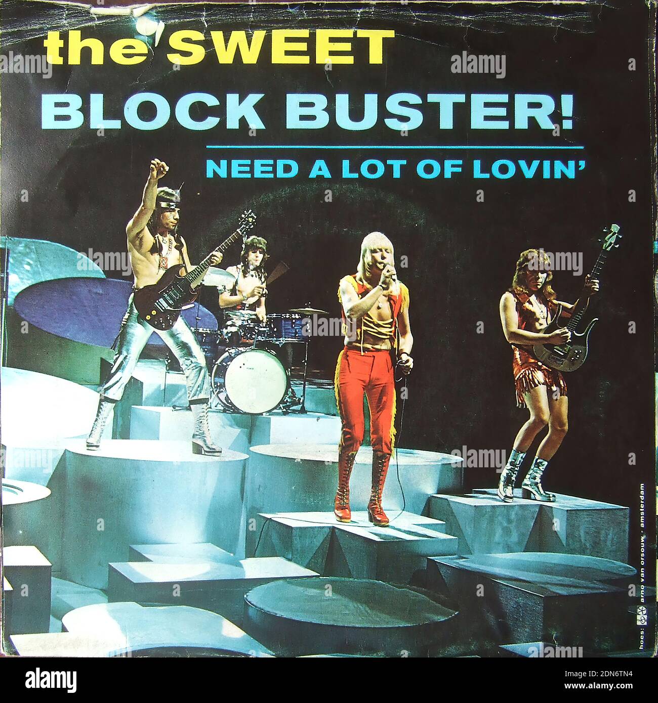 The Sweet - Block Buster & Need A Lot Of Lovin' - 7 inch 45rpm single ...