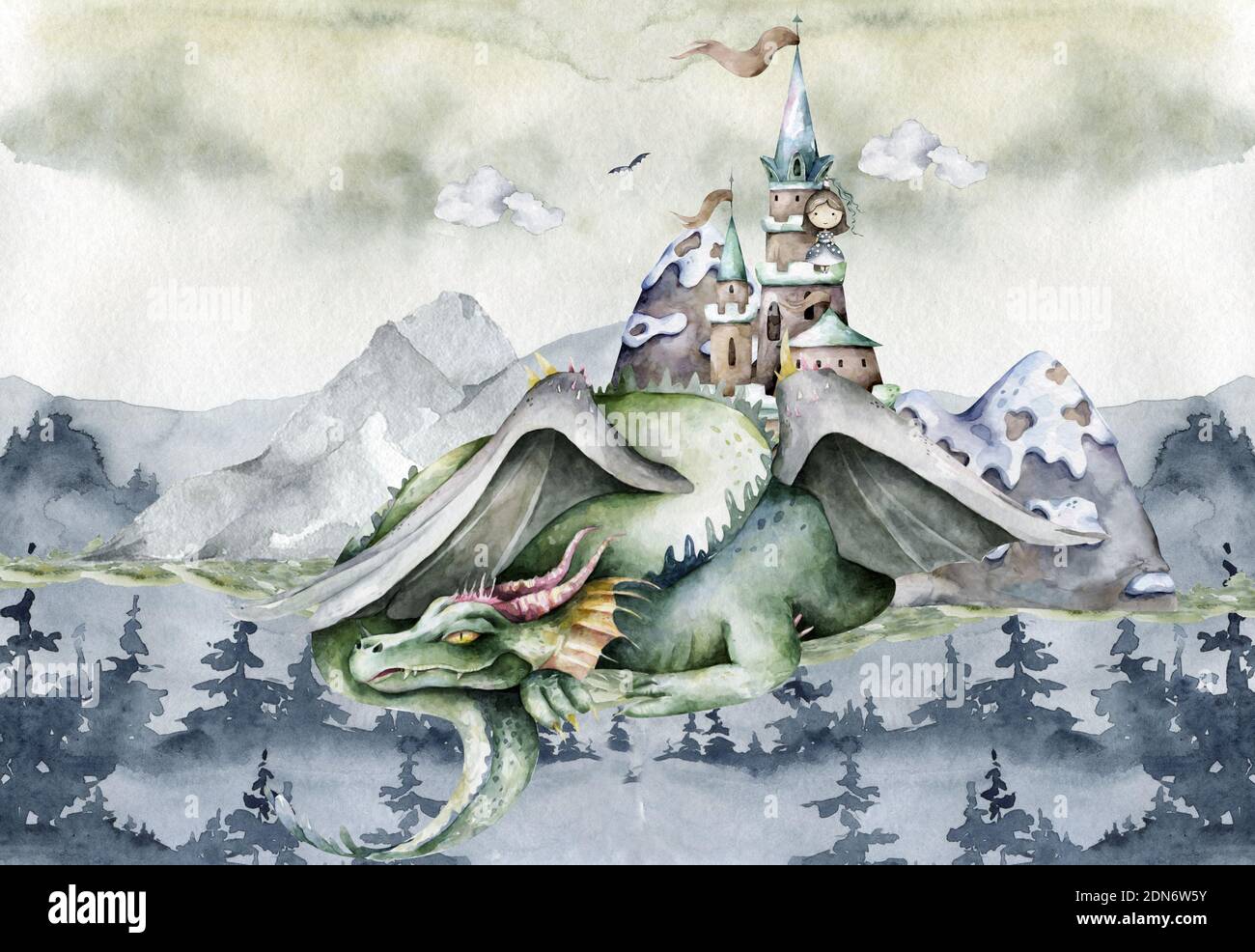 Dragons And Castles Drawings