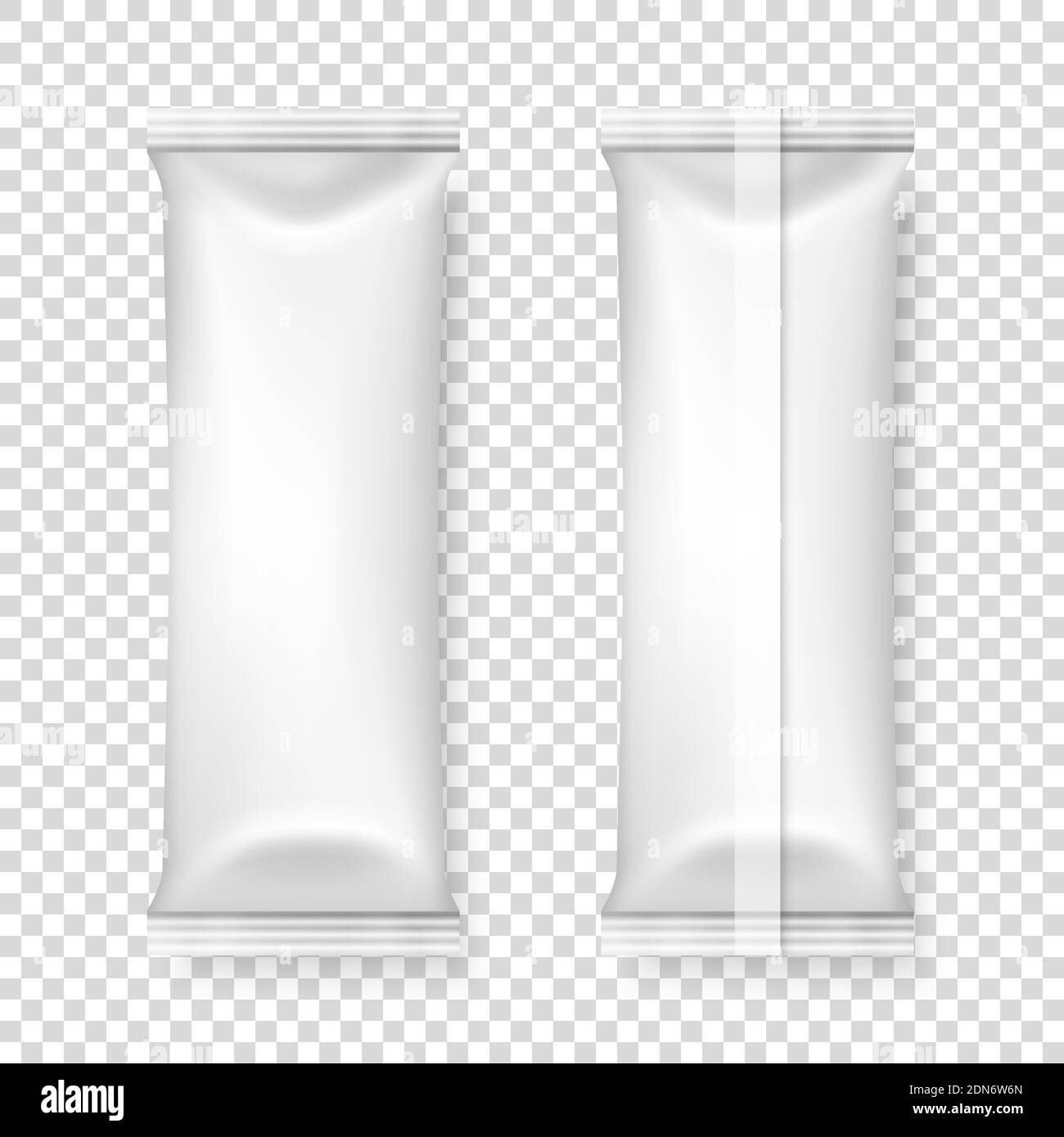 Vector 3d Realistic Blank White Packaging Icon Set Closeup Isolated ...