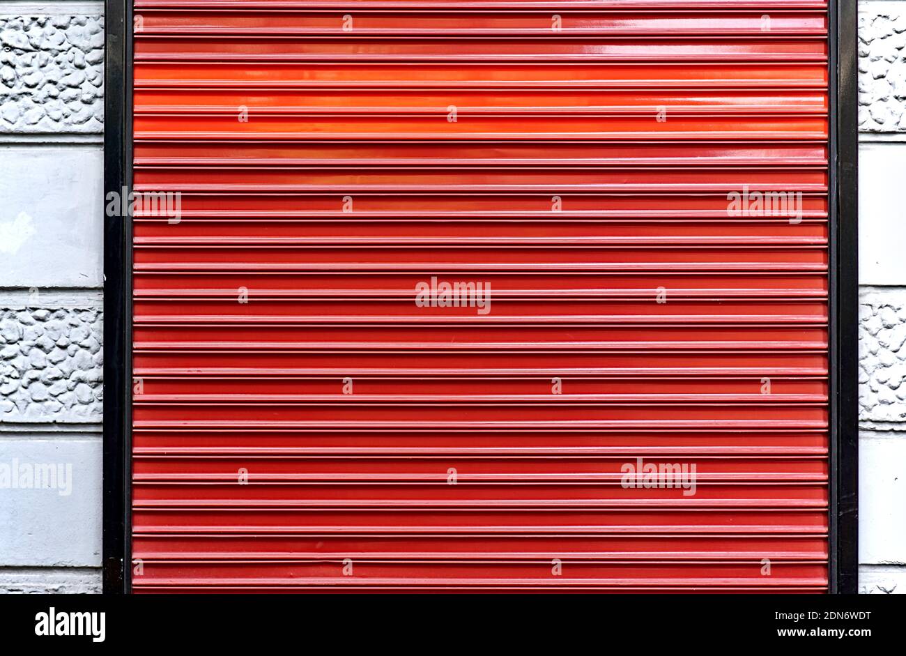 Corrugated roller shutter door hi-res stock photography and images - Alamy