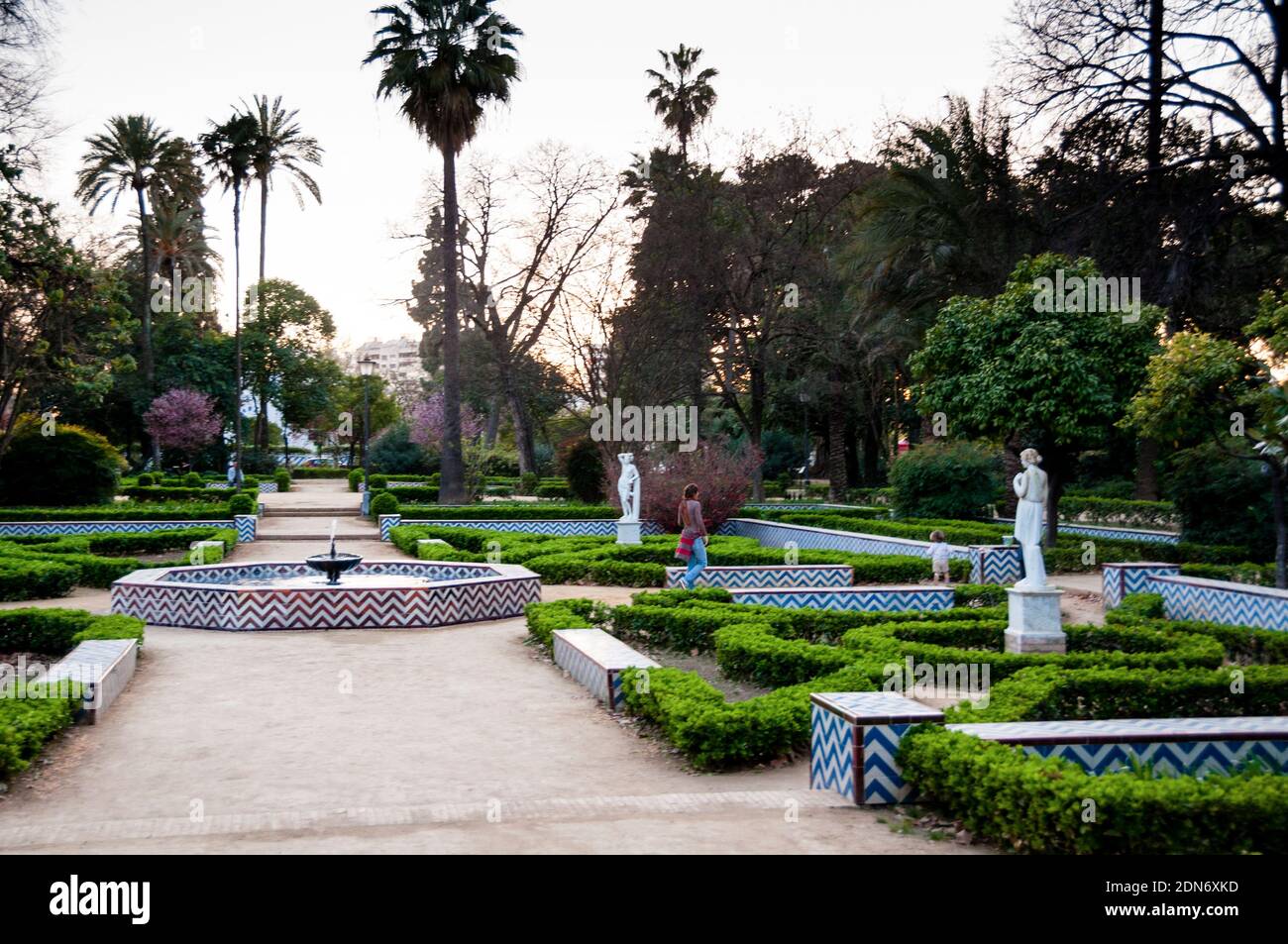 María Luisa Park in Seville, Spain Stock Photo - Alamy