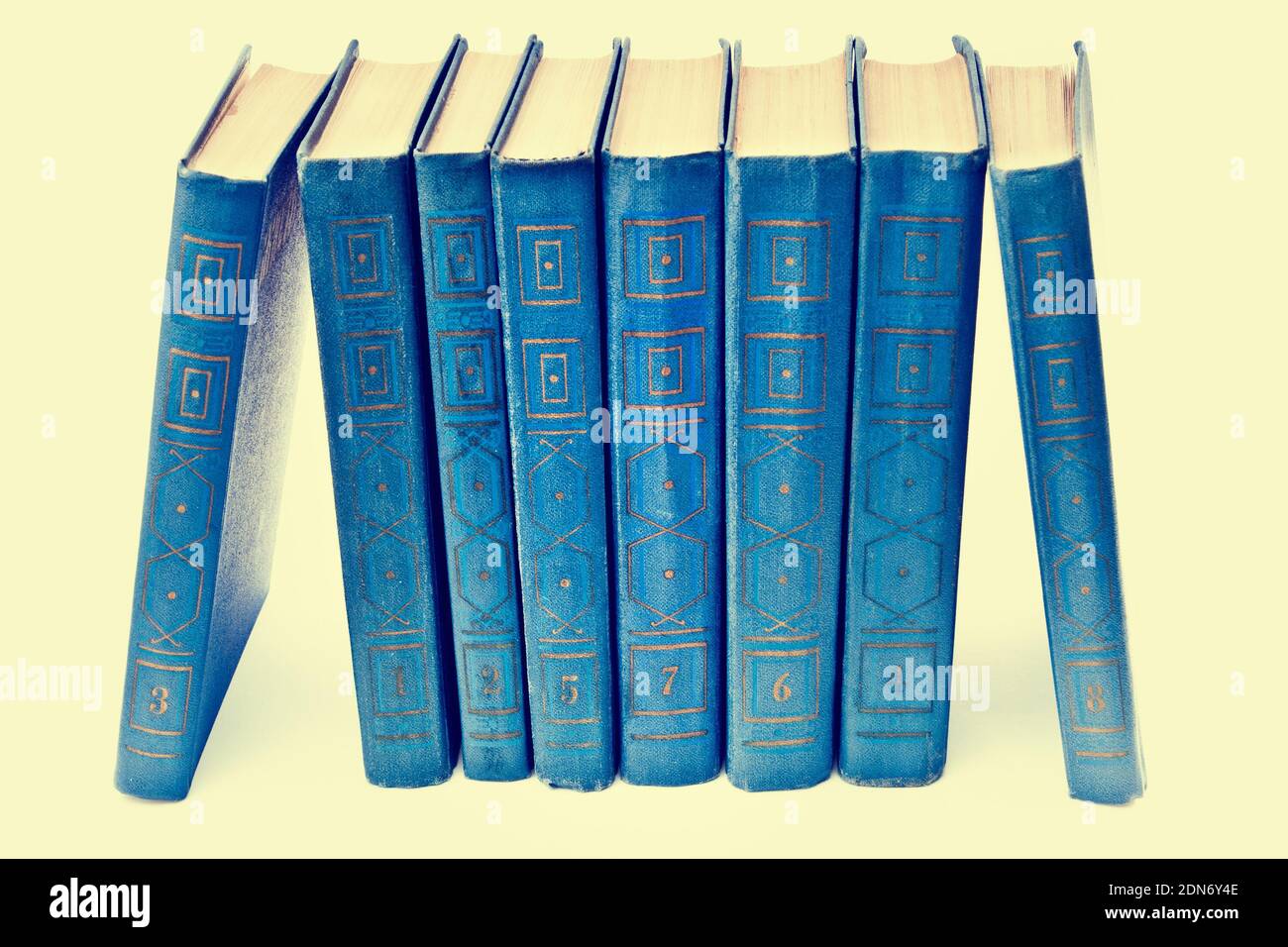 Stack of books on a white background hi-res stock photography and ...