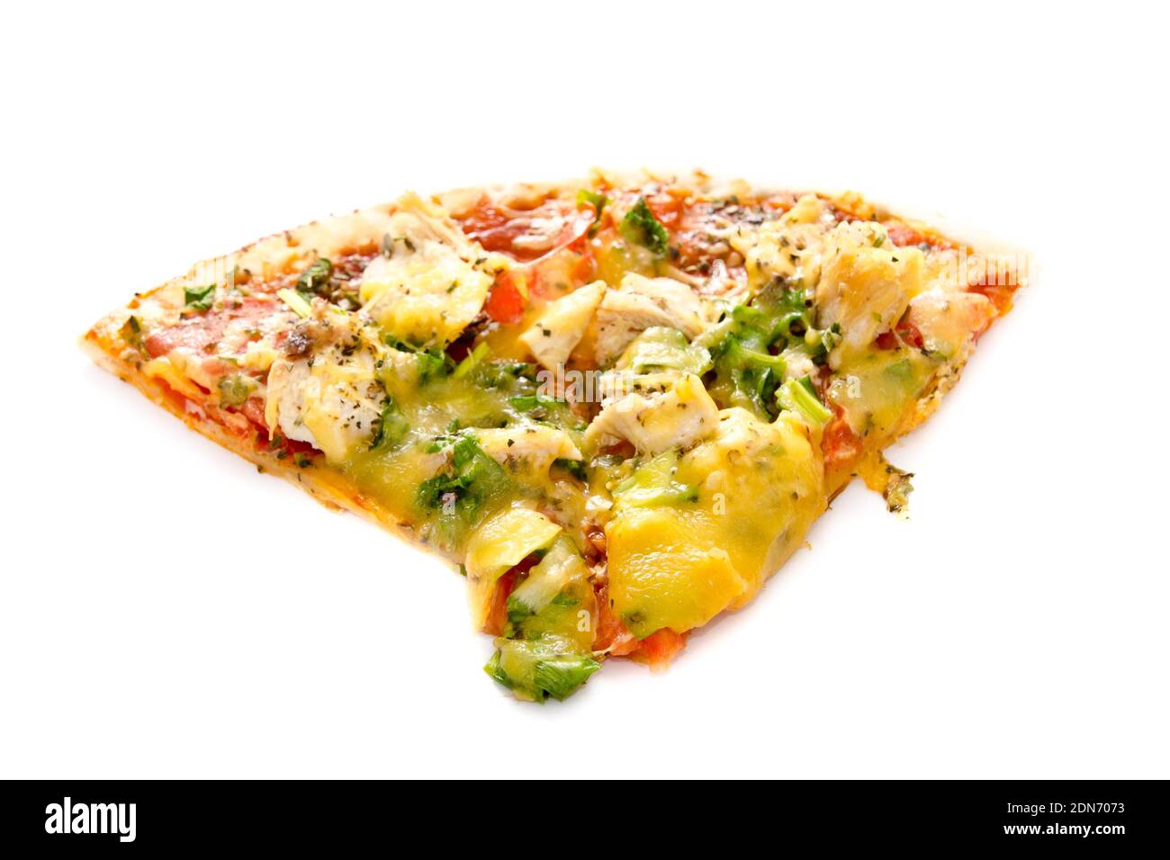 pizza isolated on a white background Stock Photo - Alamy