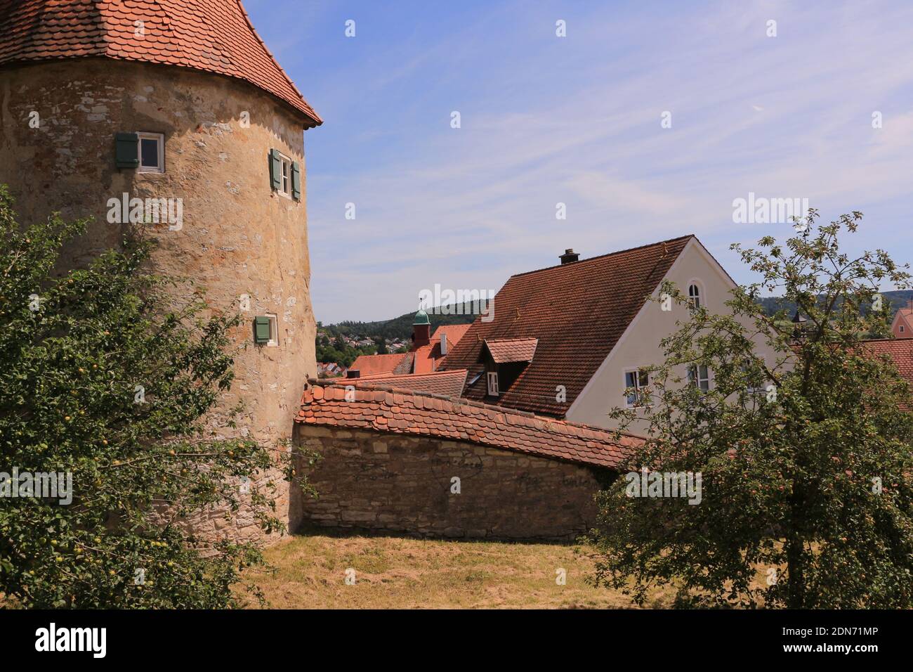 Impressionen aus der Historischen Altstadt von Greding in Bayern Stock ...