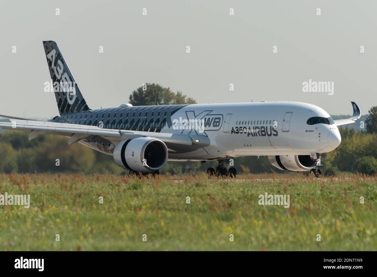 August 30, 2019. Zhukovsky, Russia. long-range wide-body twin-engine ...