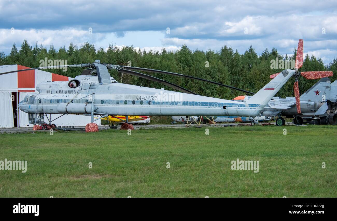 September 12, 2020, Kaluga region, Russia. Military transport ...