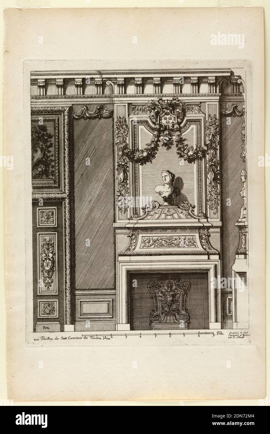 De Voorst Palace, Staircase, Daniel Marot, French, active in the ...