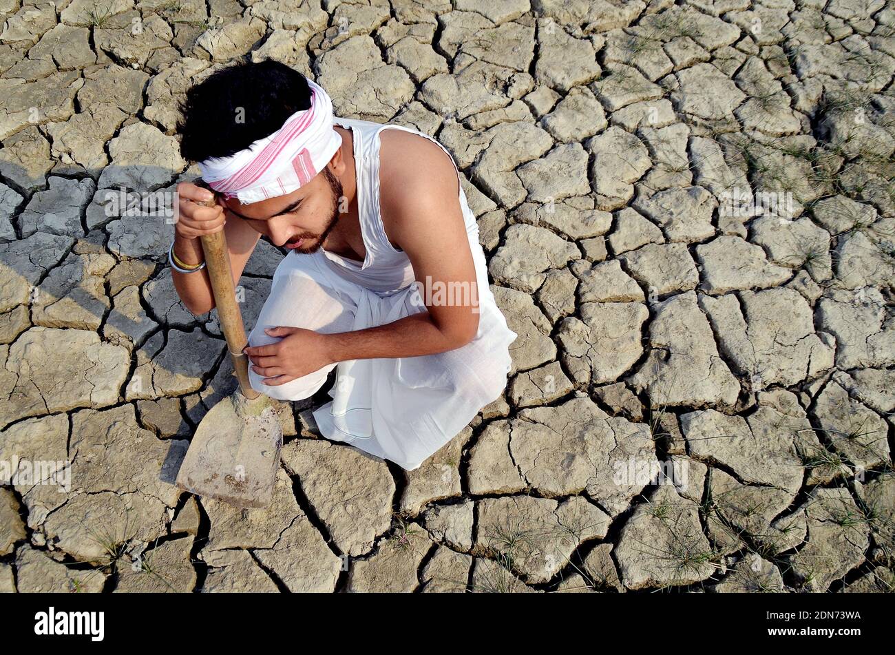 India farmer drought hi-res stock photography and images - Alamy