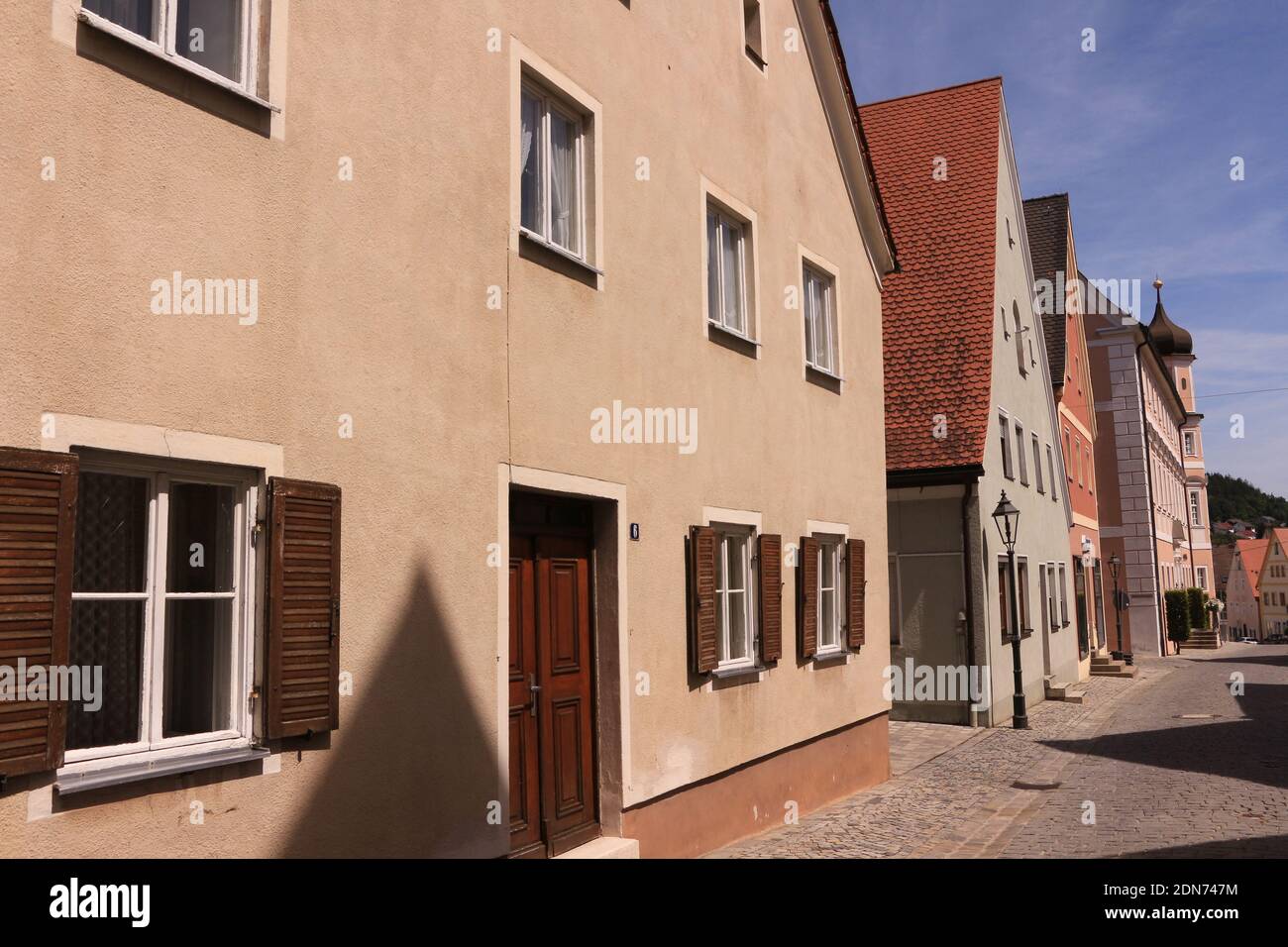 Impressionen aus der Historischen Altstadt von Greding in Bayern Stock ...