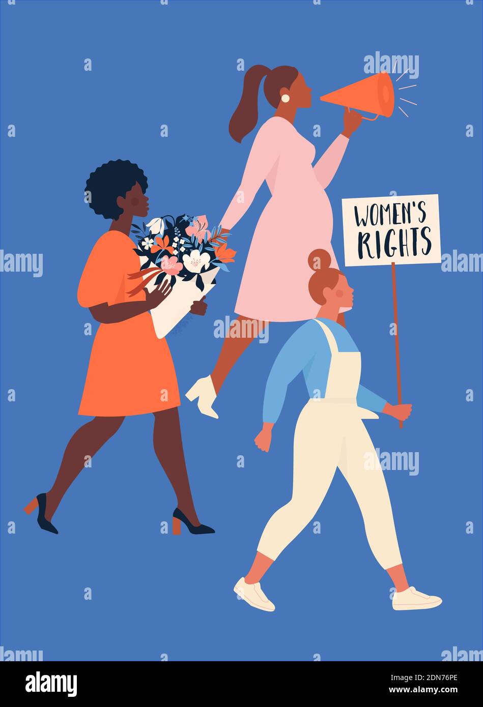 Womens rights vector vectors hi-res stock photography and images - Alamy