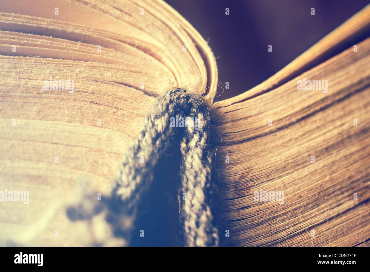 book macro as a background Stock Photo - Alamy