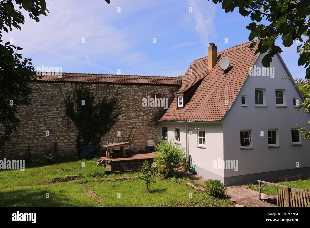 Impressionen aus der Historischen Altstadt von Greding in Bayern Stock ...