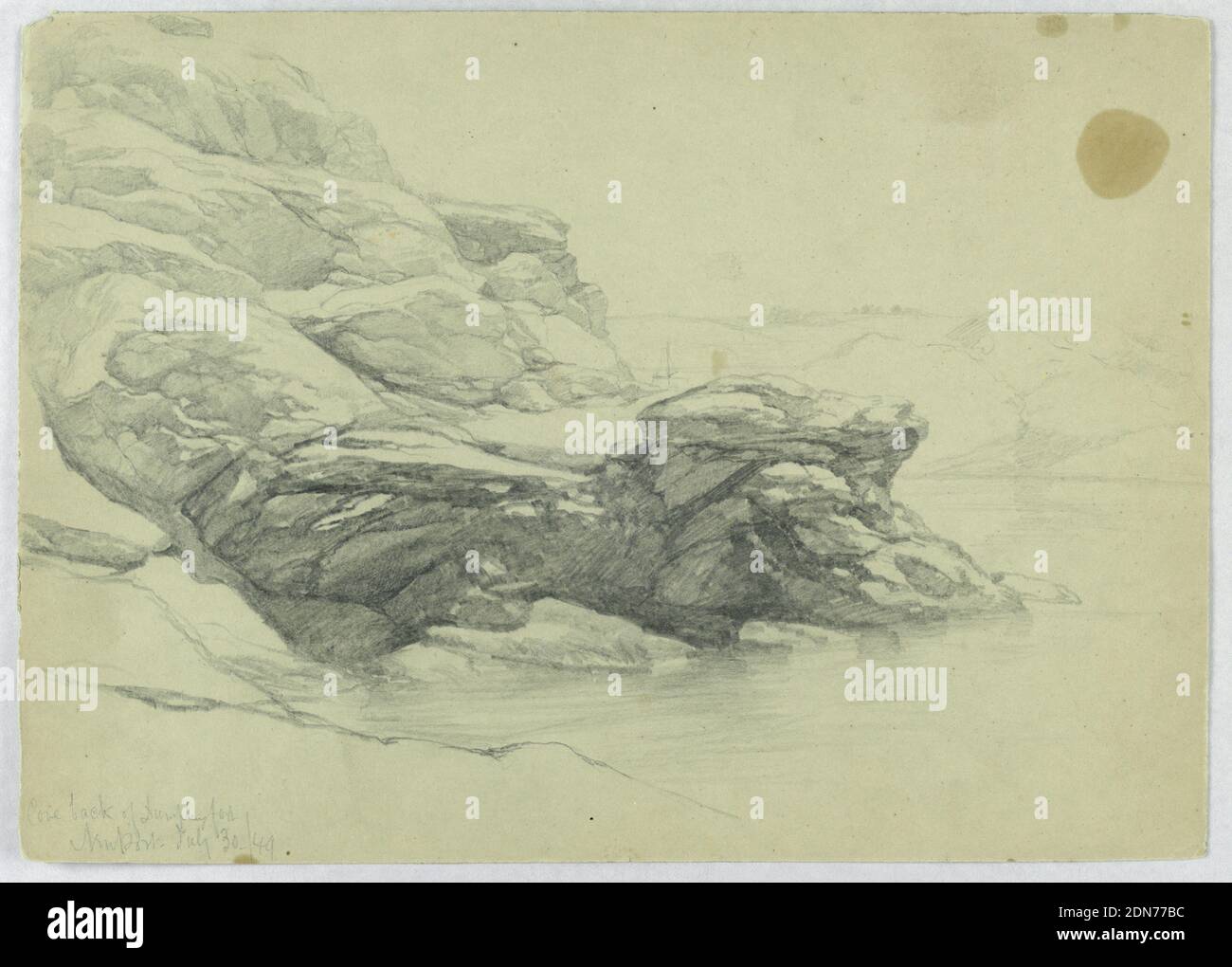 Water rocks drawing hi-res stock photography and images - Alamy