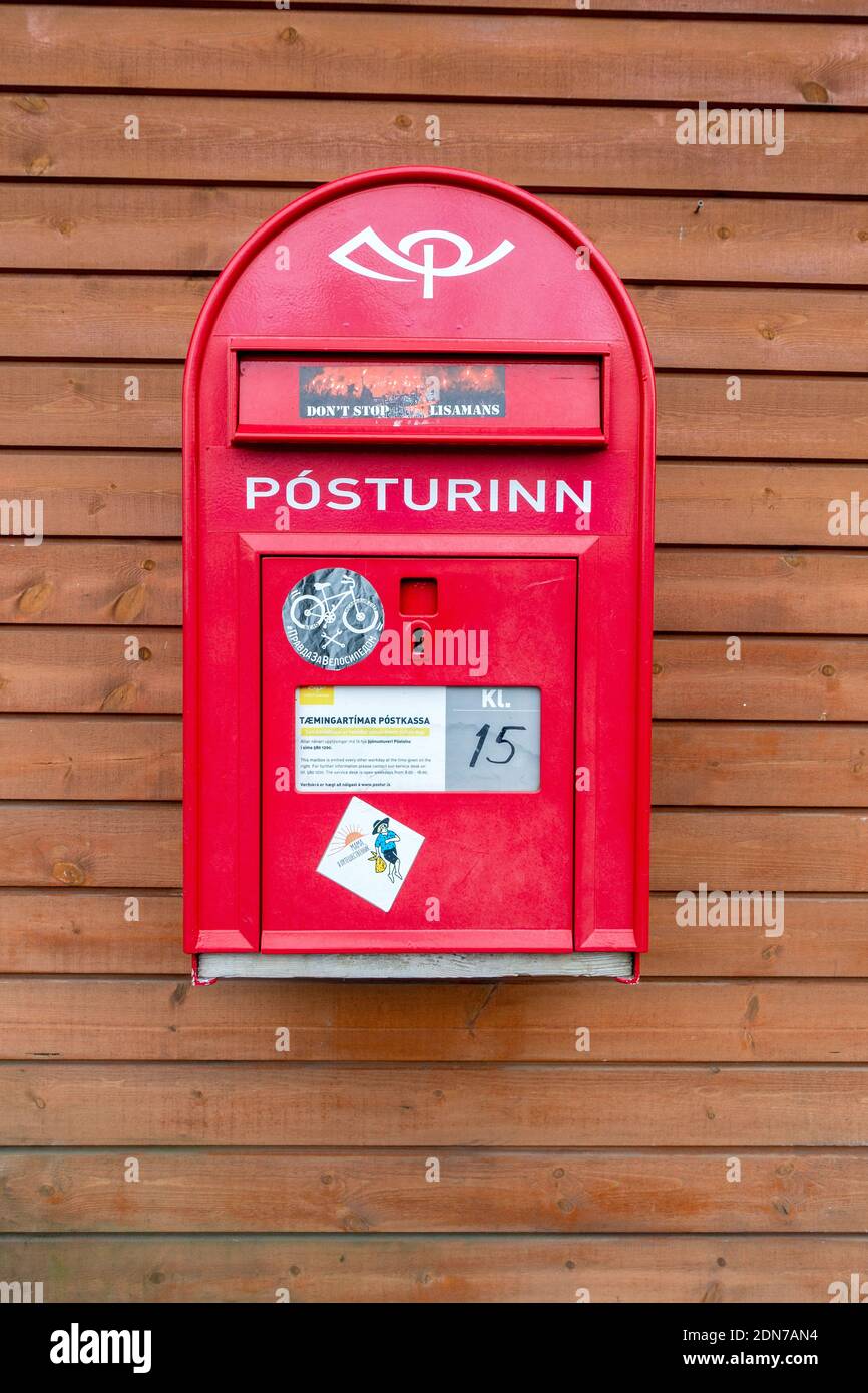 Icelandic post box hi-res stock photography and images - Alamy