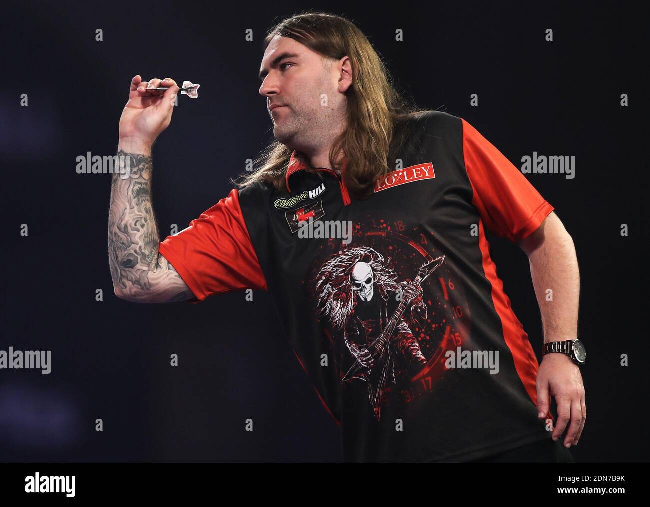 Ryan Searle in action during day three of the William Hill World Darts ...