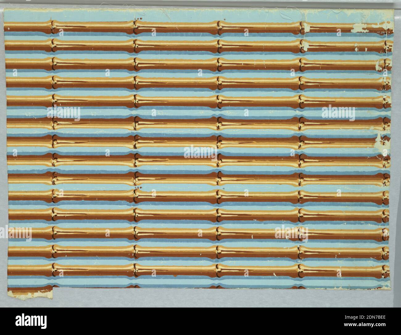 Borders, Block-printed on handmade paper, Two widths of border included ...