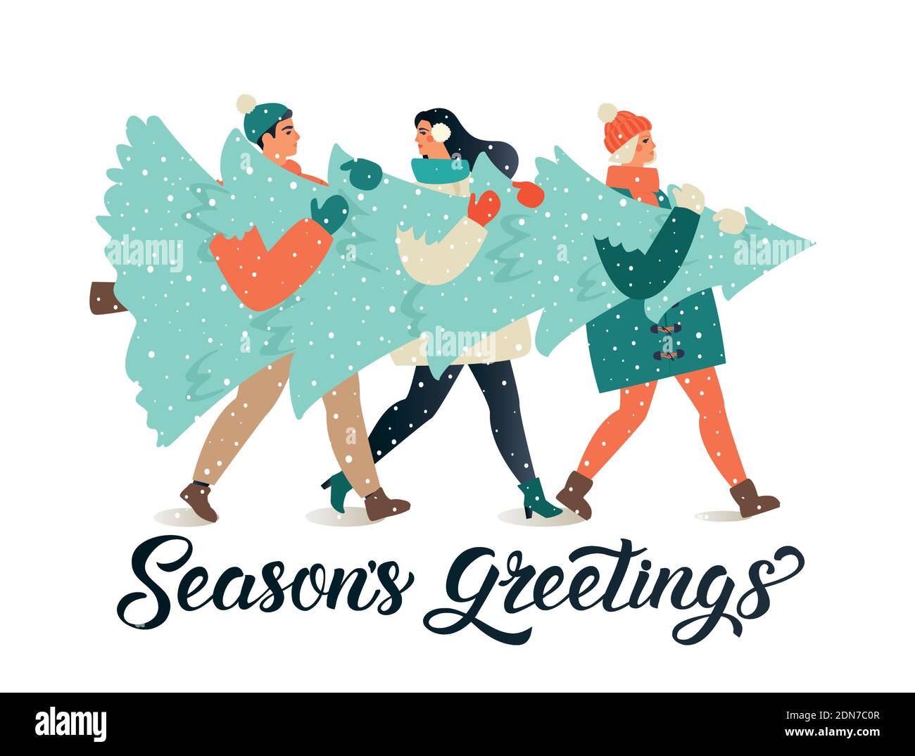 Together group vintage Stock Vector Images - Alamy