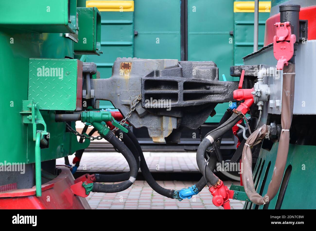 Freight Train Coupler High Resolution Stock Photography and Images - Alamy