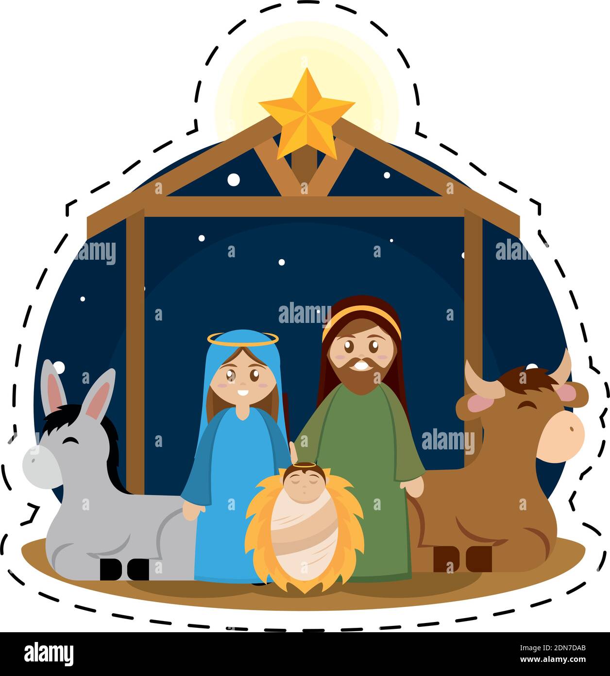 Christmas Belen Clipart