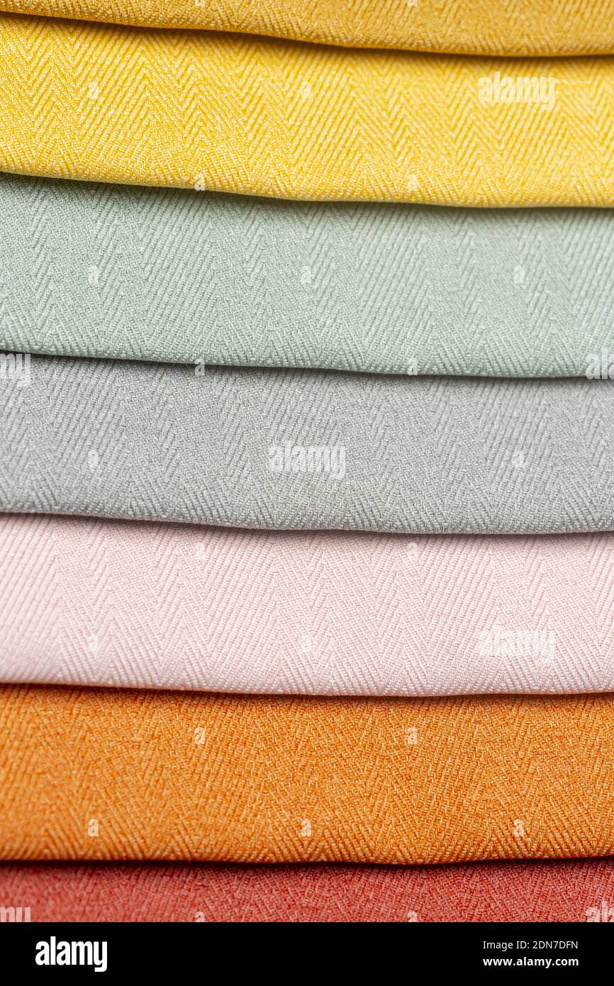 Yellow, light teal, pink, rose, orange and red interior decoration ...