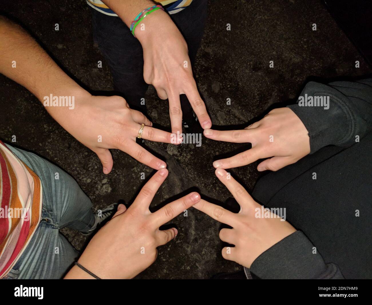 Finger forming star shape hi-res stock photography and images - Alamy