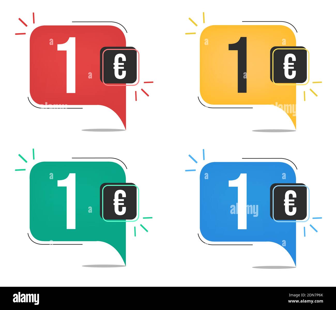 1 euro outlet Stock Vector Images - Alamy