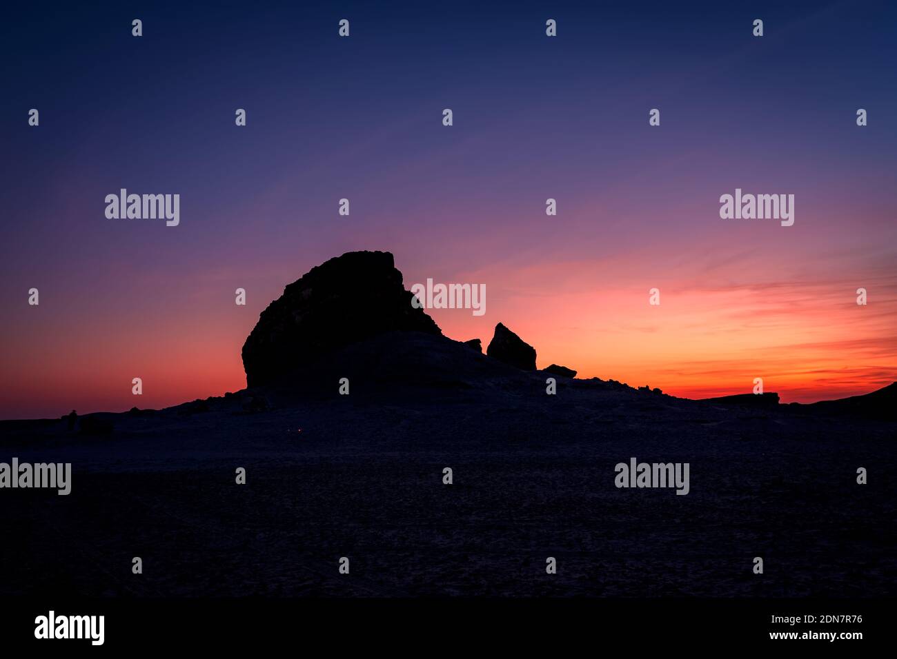 Beautiful Sunset landscape view in Al Sarar desert . Saudi Arabia Stock ...