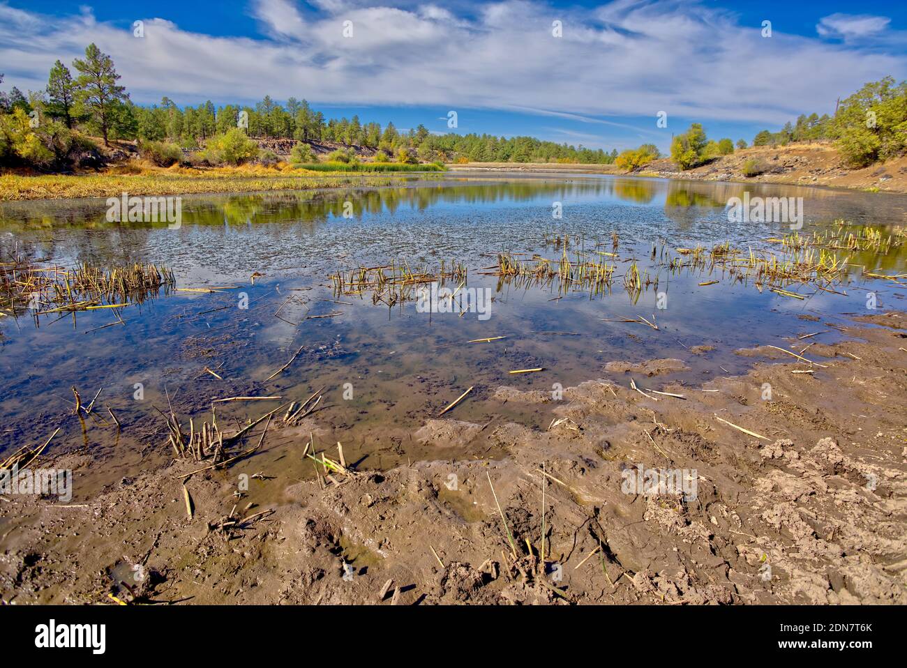 The McLellan Reservoir near Williams Arizona. Built in 1937 Stock Photo ...
