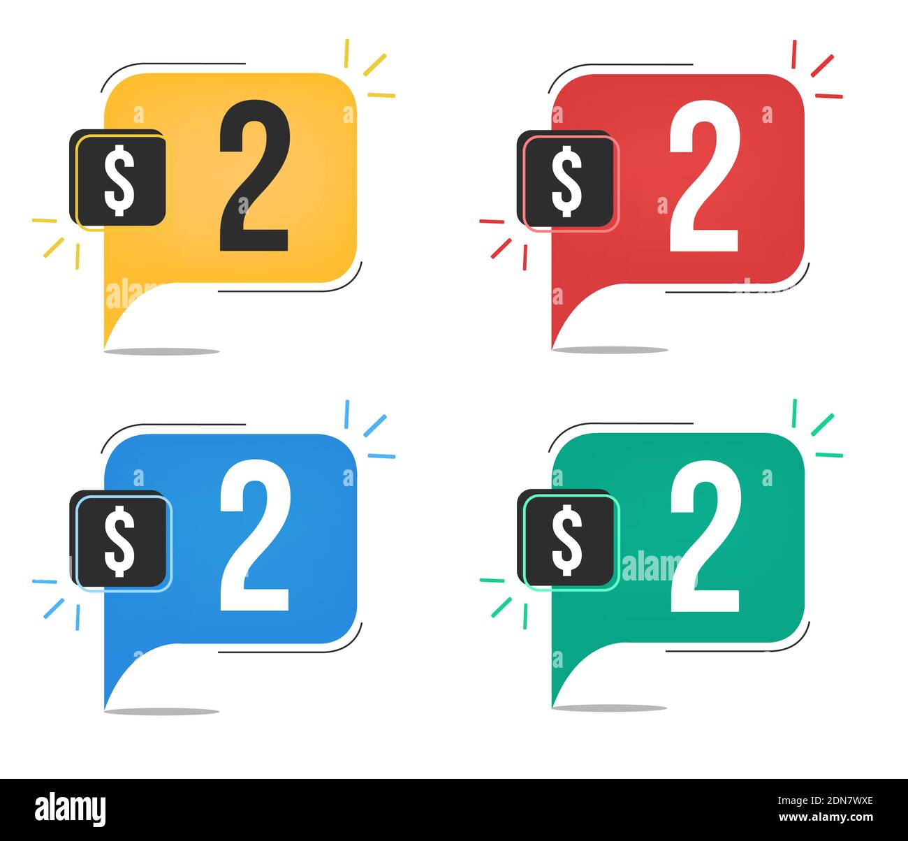 2 dollar bill Stock Vector Images - Alamy