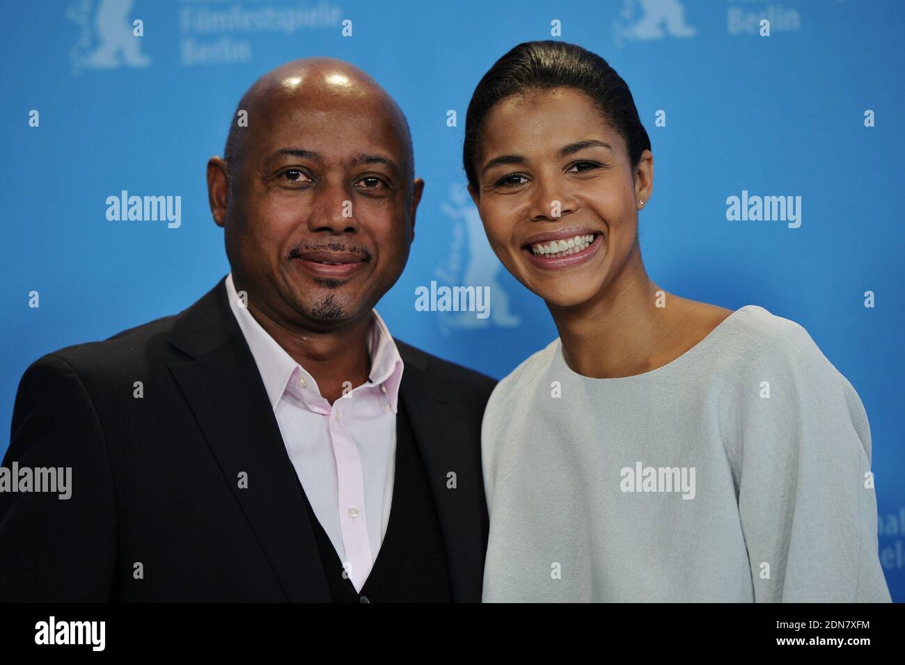 Director Raoul Peck and actress Ayo attending the photocall for the ...