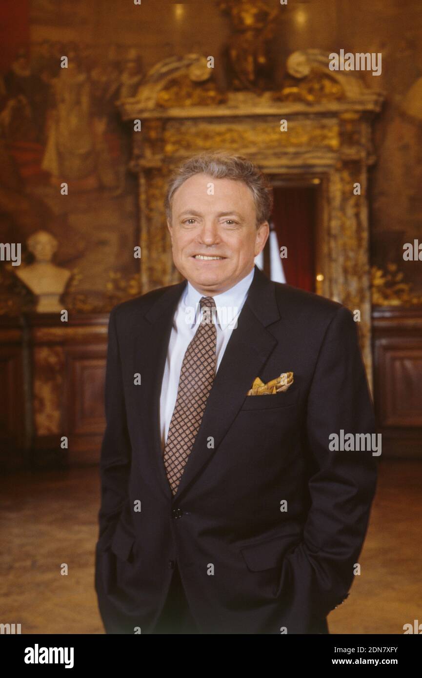 File photo of late French Journalist and Broadcaster Jacques Martin in ...