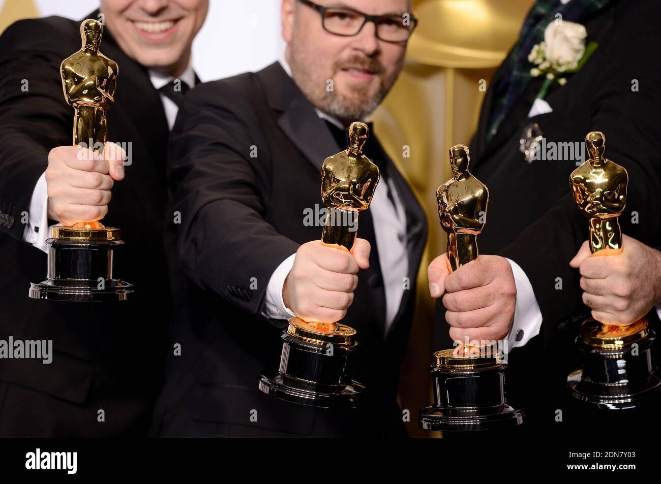 Andrew Lockley, Ian Hunter, Scott R. Fisher and Paul Franklin pose in ...