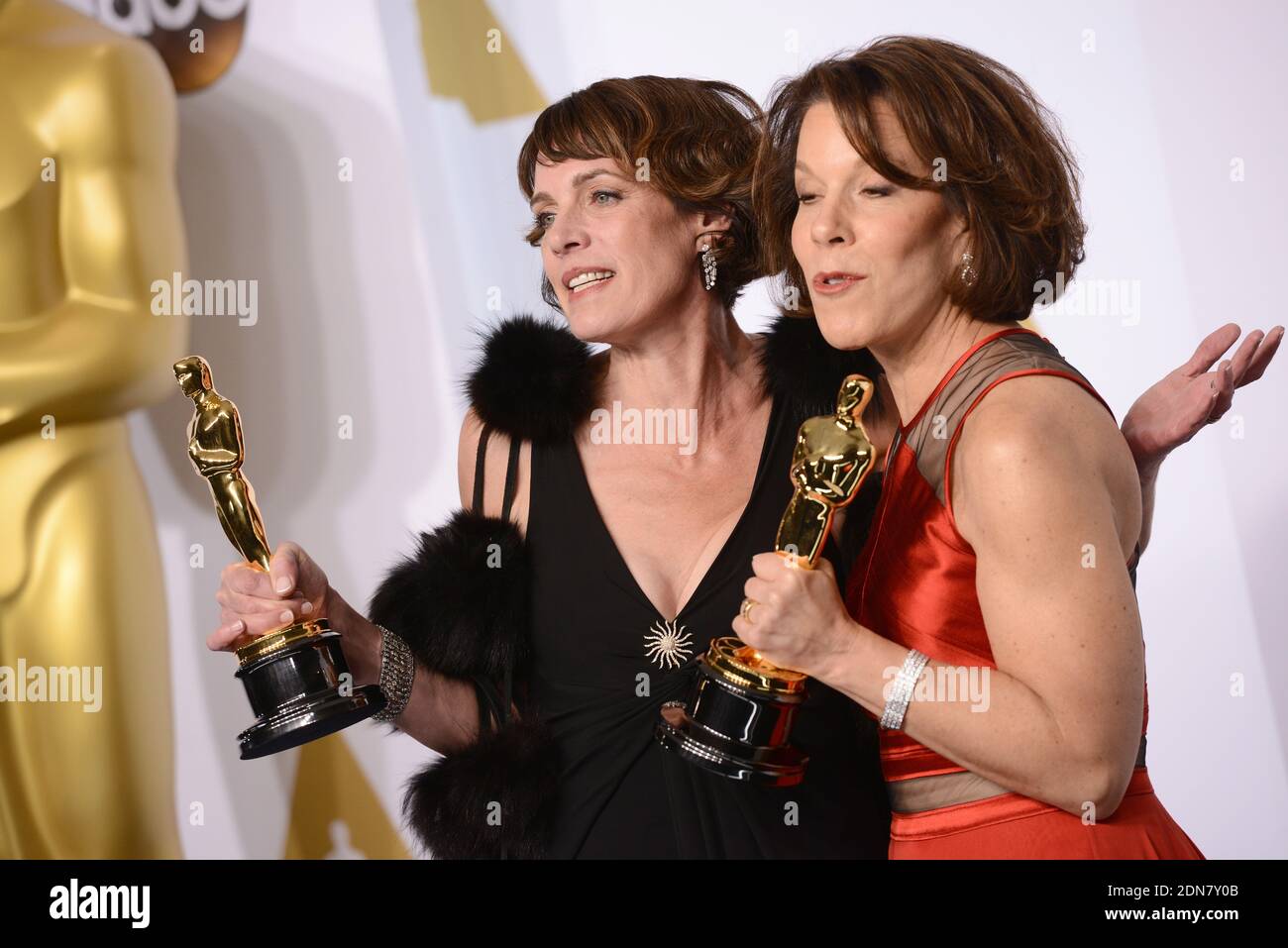 Dana Perry and Ellen Goosenberg Kent pose in the press room during the ...