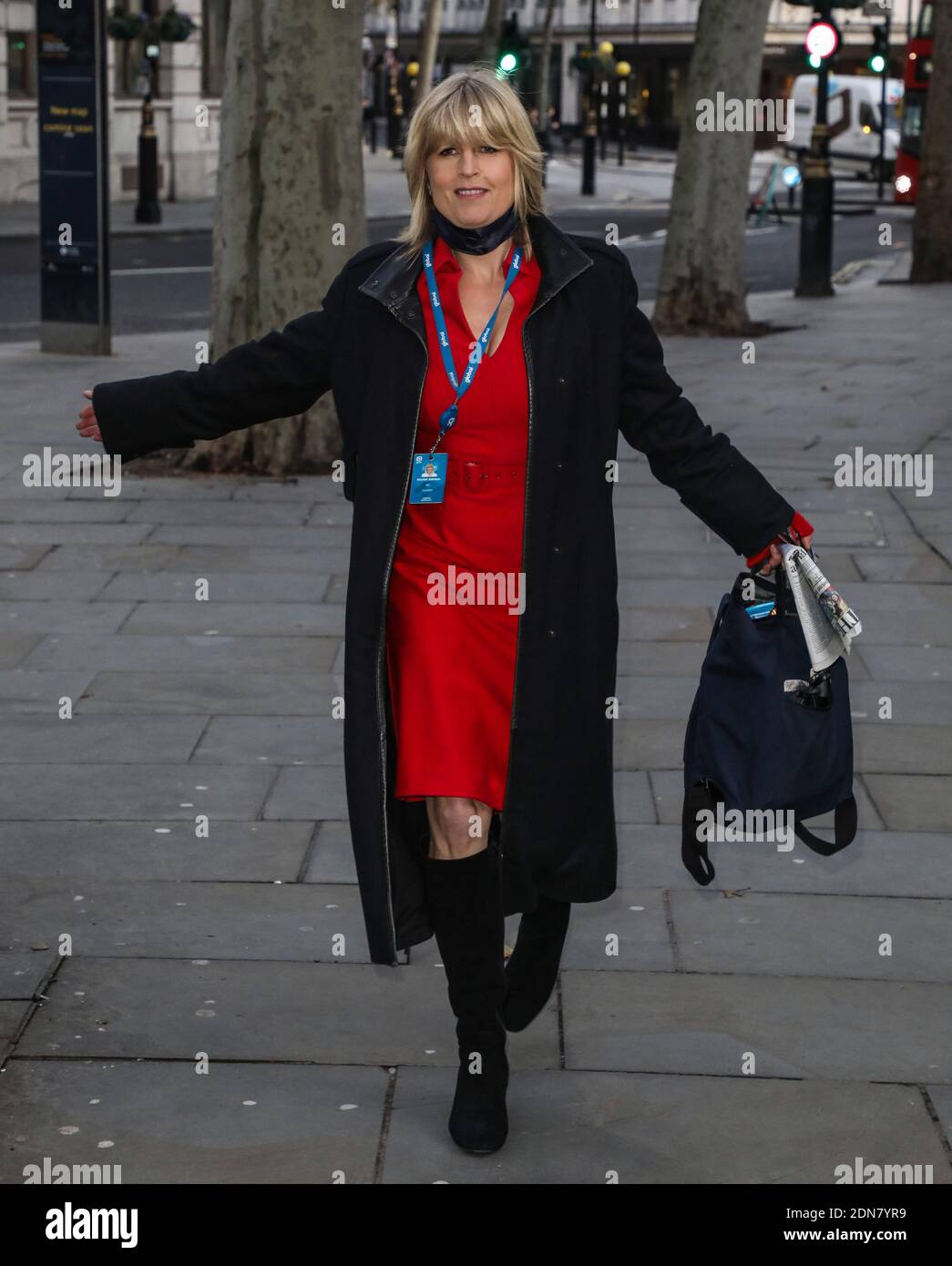 Rachel Johnson seen arriving at the Global Radio Studios in London ...