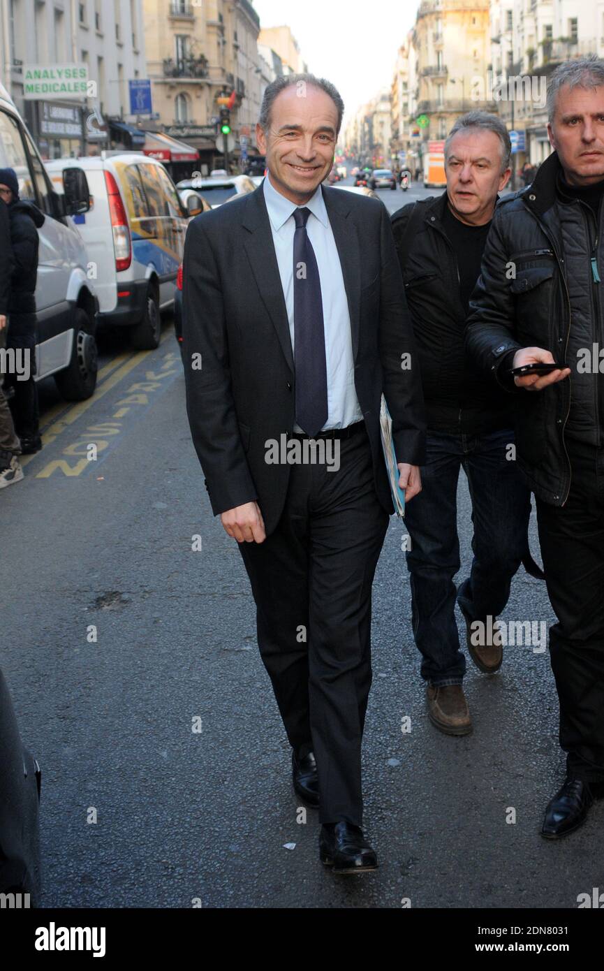 Jean-Francois Cope arriving at UMP's think tank meeting held at UMP's ...