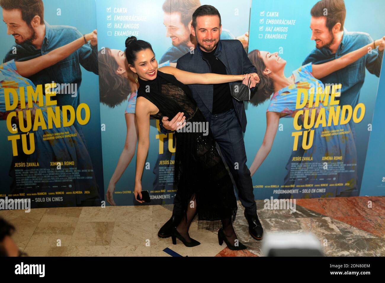 MEXICO CITY, MEXICO ñ DECEMBER 14: Jesus Zabala and Ximena Romo pose ...