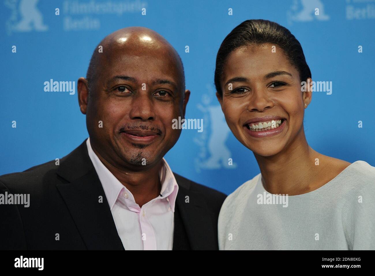 Director Raoul Peck and actress Ayo attending the photocall for the ...