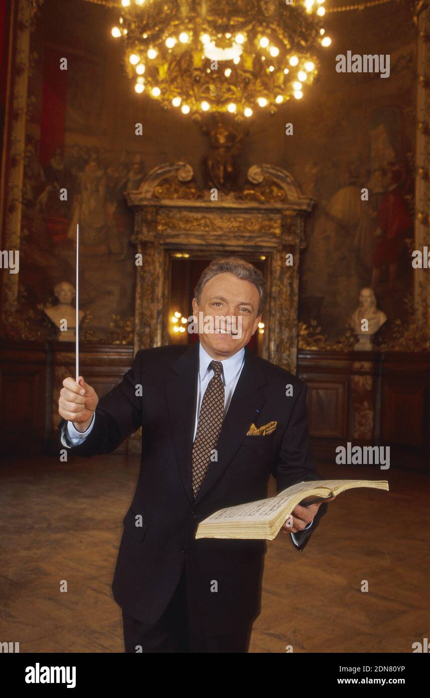 File photo of late French Journalist and Broadcaster Jacques Martin in ...