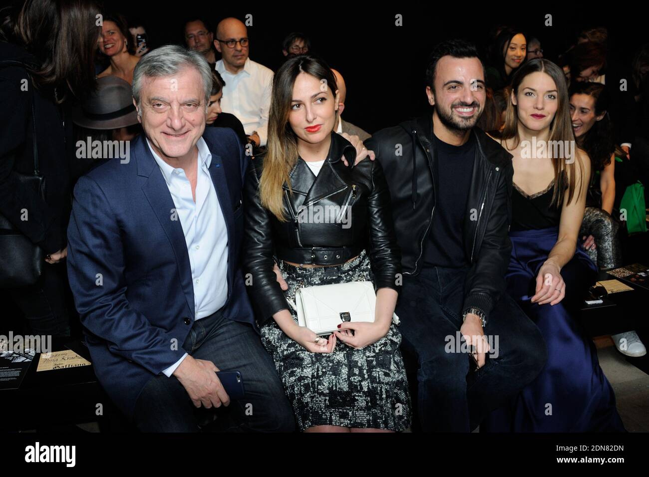 Sidney Toledano with his daughter Julia and his son Alan attending ...
