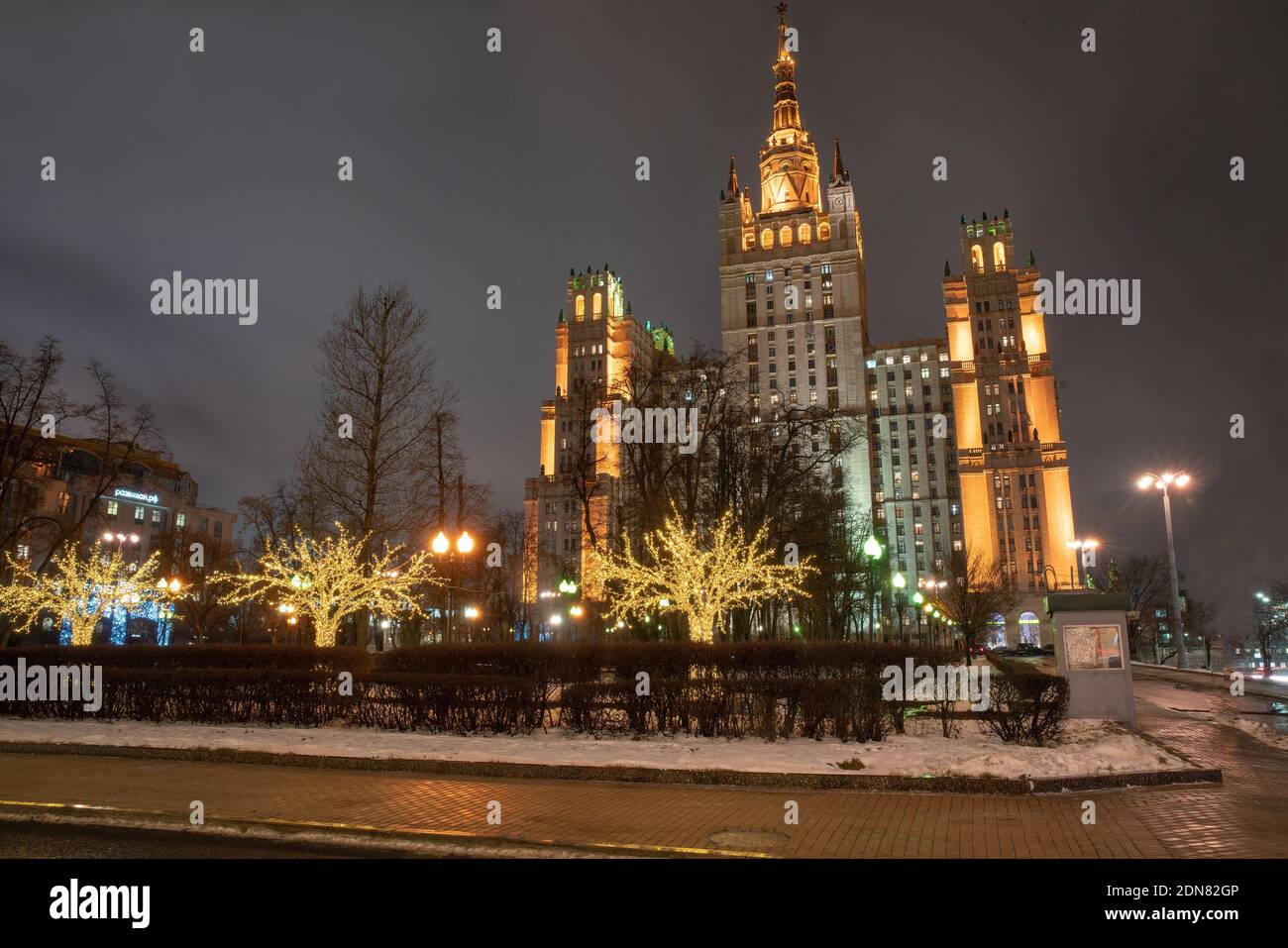 Moscow night view hi-res stock photography and images - Alamy