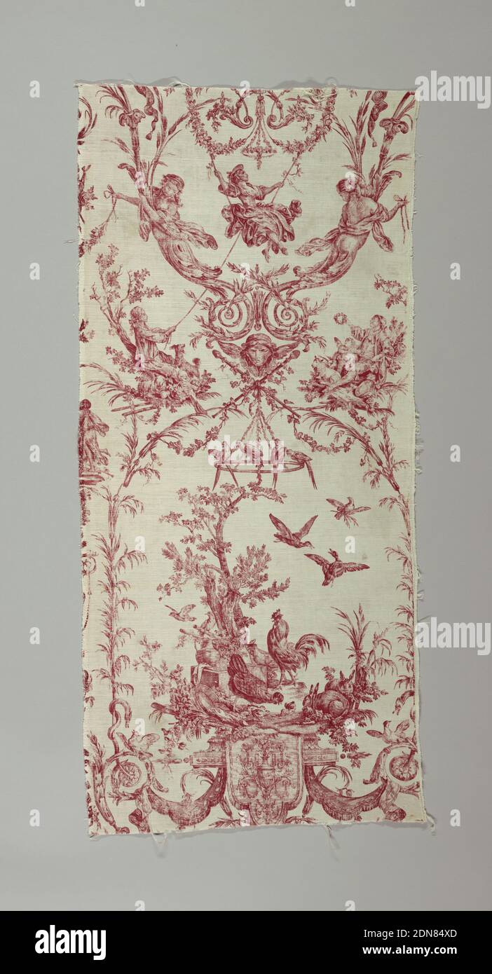 L'Escarpolette, Jean-Baptiste Marie Huet, (French, 1745–1811), Medium ...