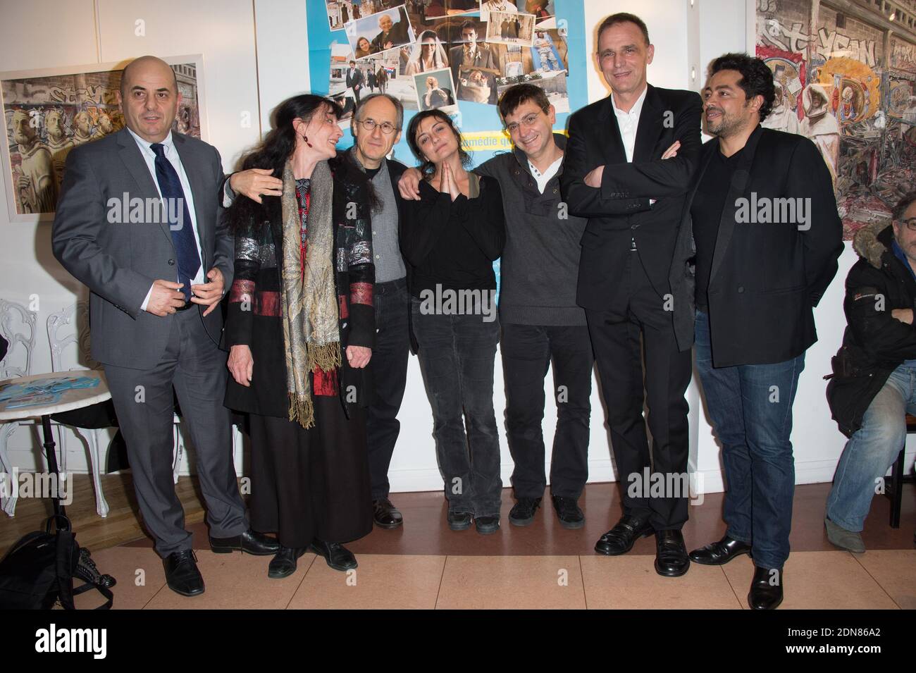 Croatian Ambassador in France Ivo Goldstein, Marika Bret, Chief Editor ...