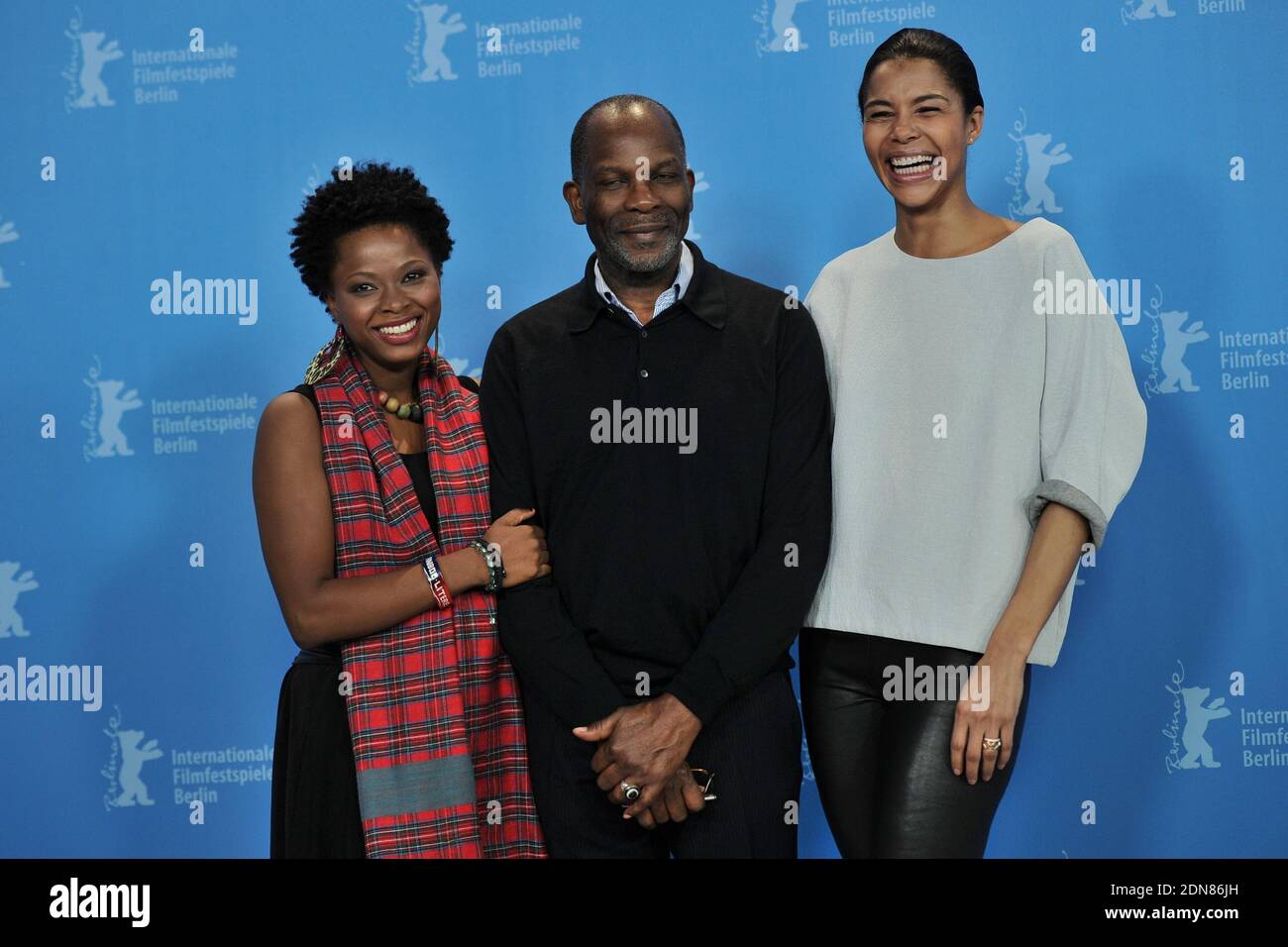 Lovely Kermonde Fifi, director Raoul Peck and actress Ayo attending the ...