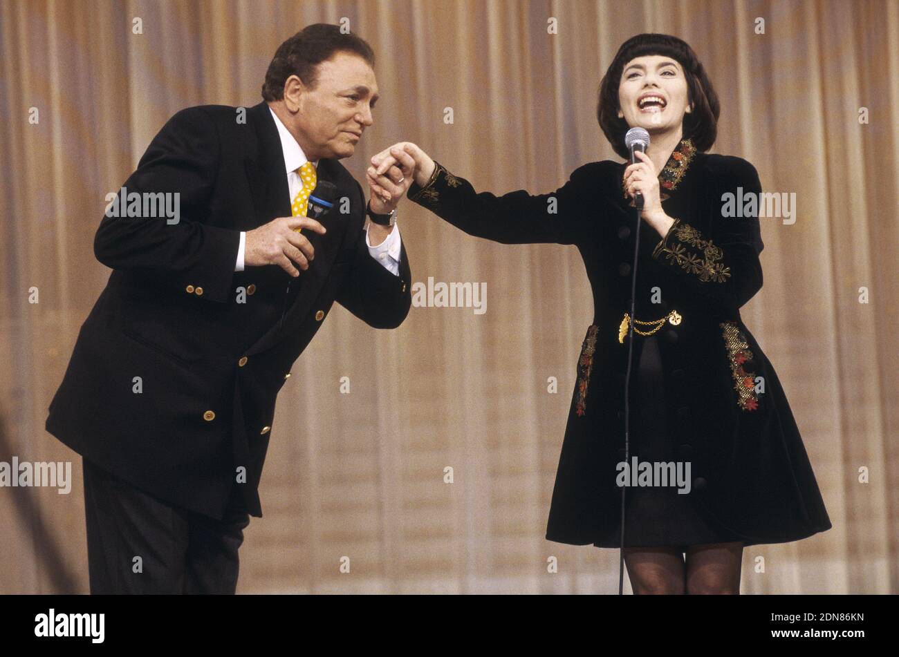 File photo of late French Journalist and Broadcaster Jacques Martin and ...