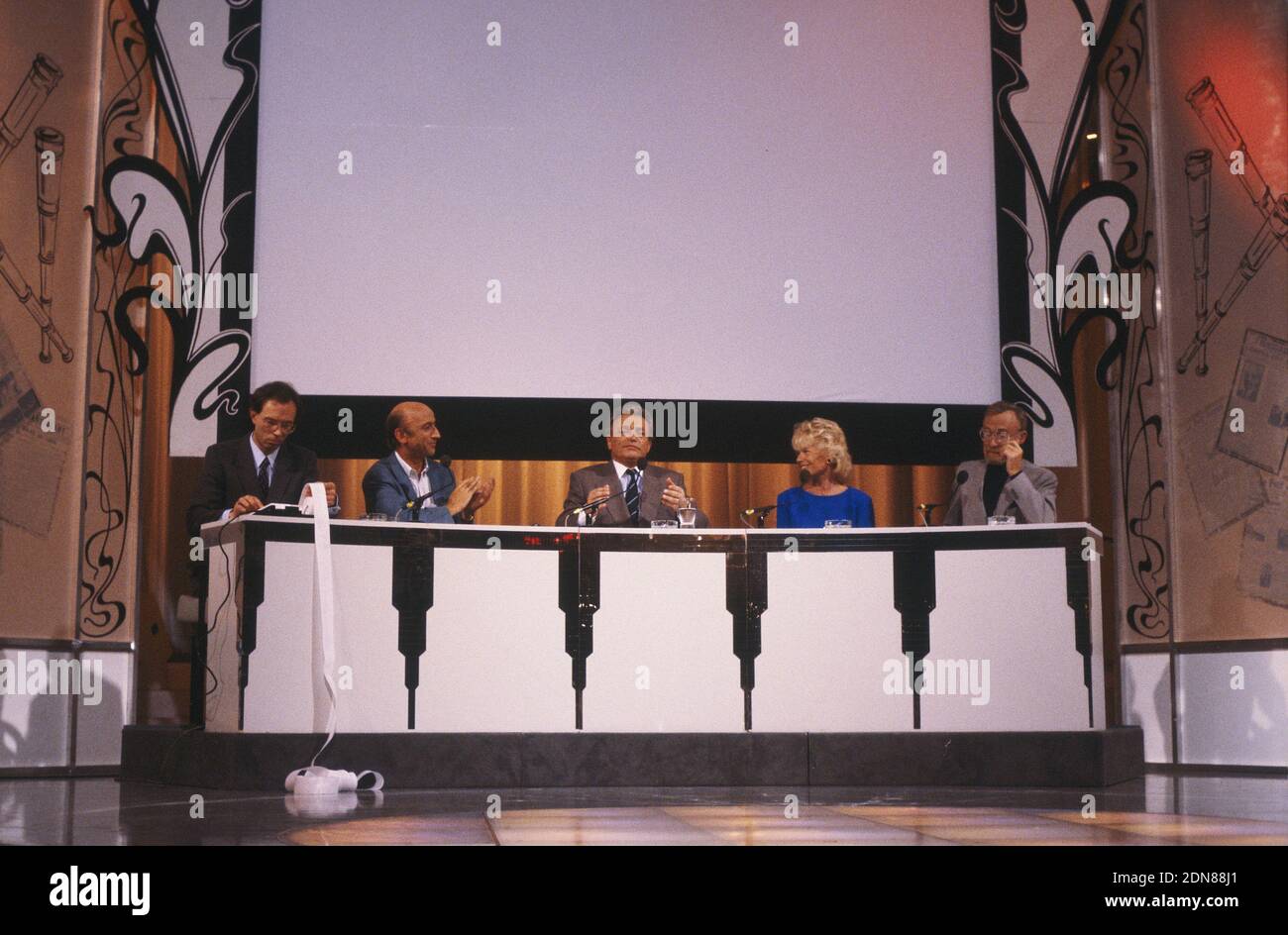 File photo of late French Journalist and Broadcaster Jacques Martin ...