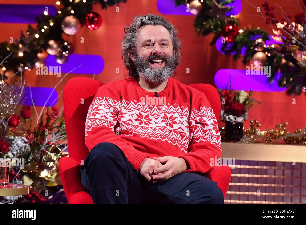 Michael Sheen during the filming for the Graham Norton Show at BBC ...